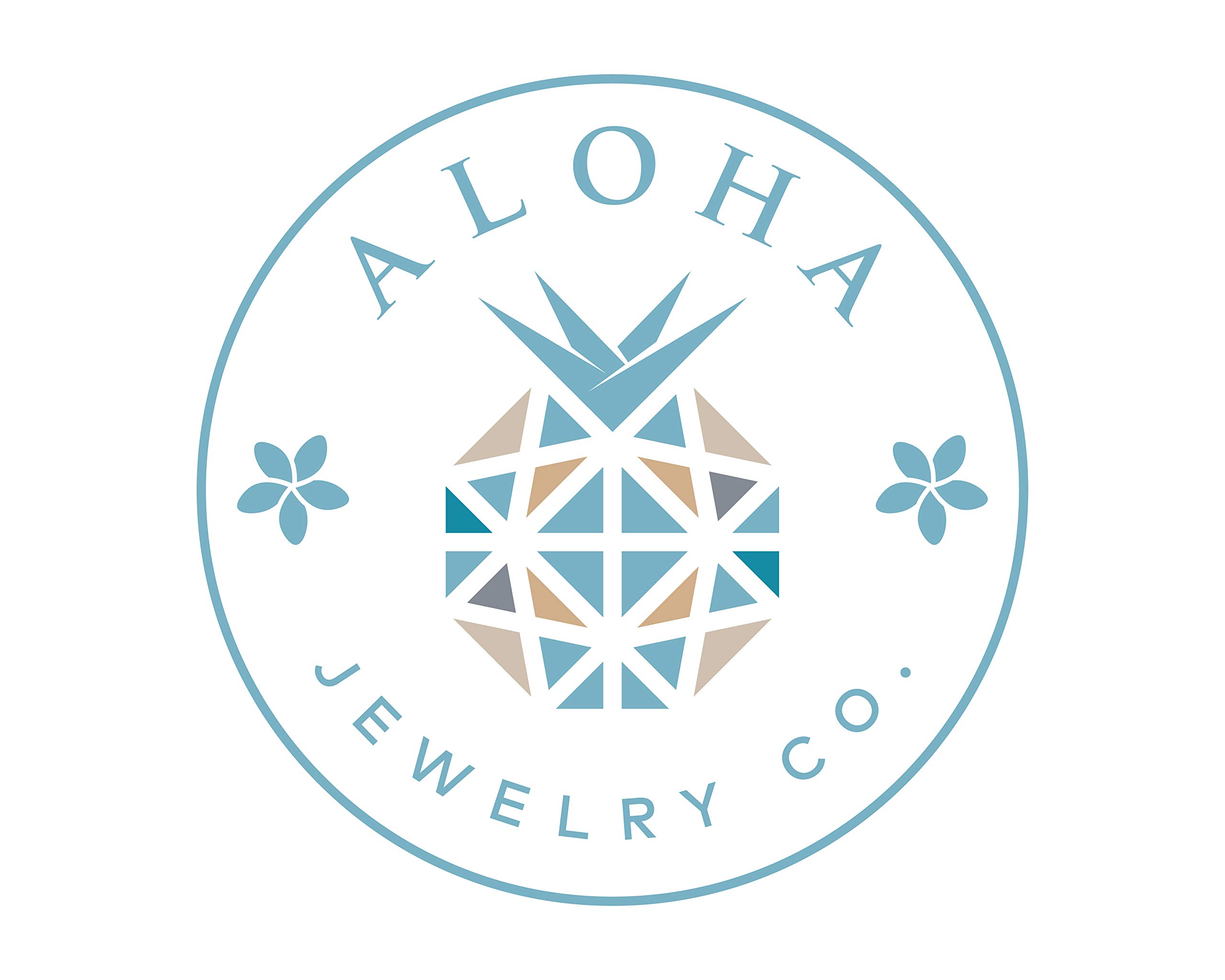 Aloha Jewelry Company Sterling Silver Natural Larimar Hawaiian Tribal Heart Necklace Pendant with 18" Box Chain