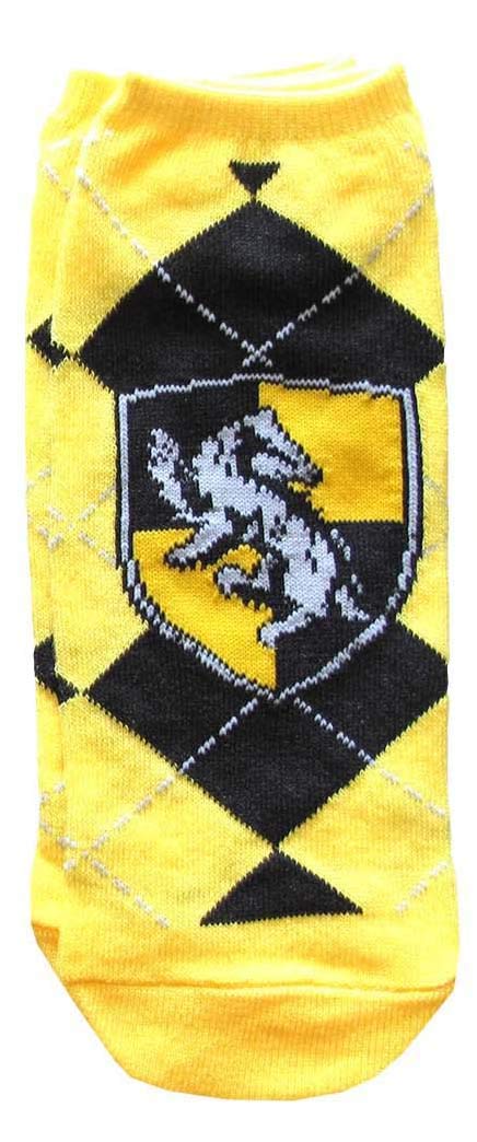 Hyp Harry Potter House Crests Argyle Pattern Juniors/Womens 5 Pack Ankle Socks