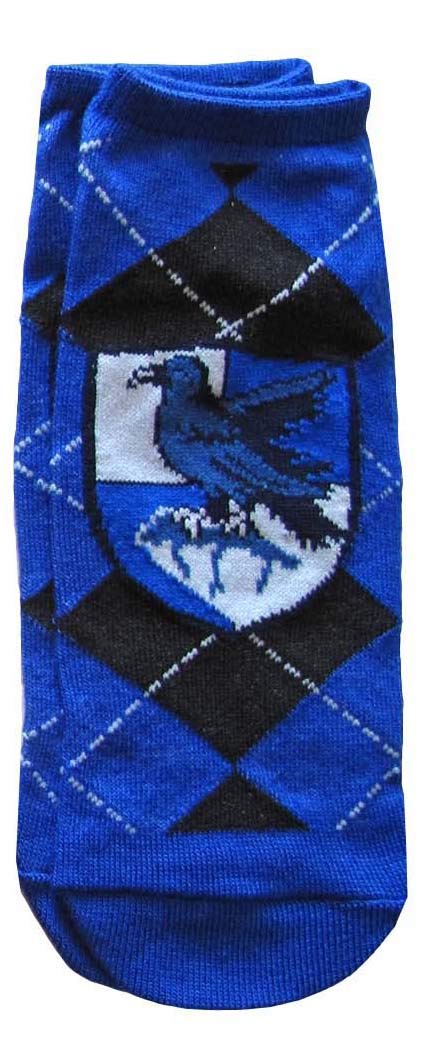 Hyp Harry Potter House Crests Argyle Pattern Juniors/Womens 5 Pack Ankle Socks