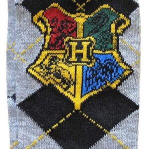 Hyp Harry Potter House Crests Argyle Pattern Juniors/Womens 5 Pack Ankle Socks