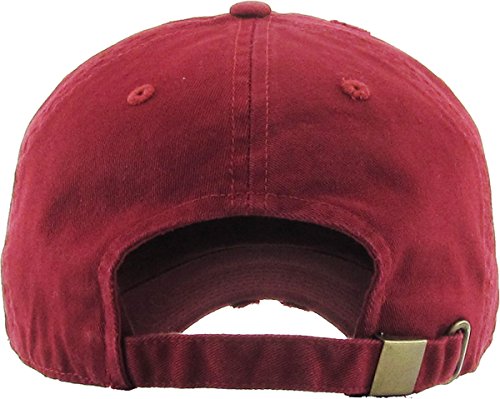 KBSV-056 BUR Panda Dad Hat Baseball Cap Polo Style Unconstructed Adjustable Vintage