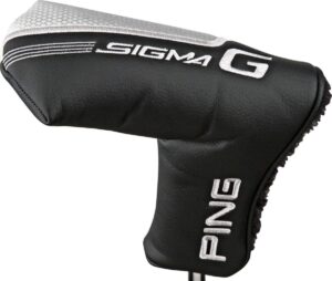 ping sigma g anser blade putter headcover black and silver