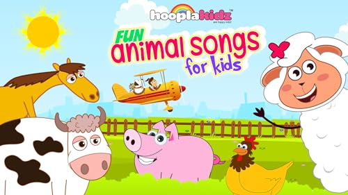 Fun Animal Songs for Kids by HooplaKidz