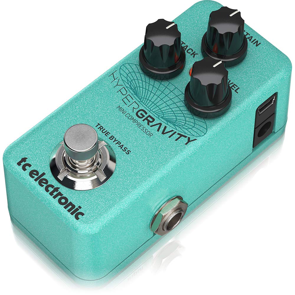 TC Electronic HYPERGRAVITY MINI COMPRESSOR State-of-the-Art Multiband Compression with Advanced MD3 Multiband Dynamics Algorithm for Professionally Polished Tones