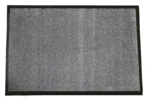 durable corporation-654s36 wipe-n-walk entrance mat, 36" x 72", charcoal