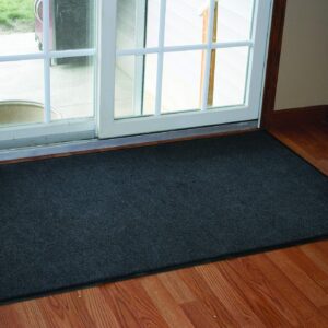 Durable Corporation-654S36 Wipe-N-Walk Entrance Mat, 36" x 72", Charcoal