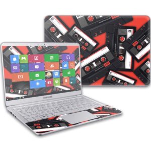 mightyskins skin compatible with samsung notebook 9 13" (2017) wrap cover sticker skins mixtape