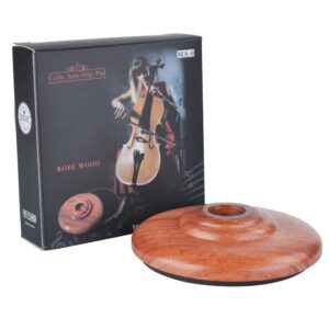 PUNK Real Rosewood Cello Endpin Rest with Hard Rubber Mat Anti-Slip (1A)