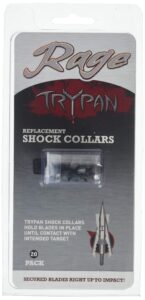 rage replacement shock collar for rage hypodermic trypan - titanium construction 2" cut