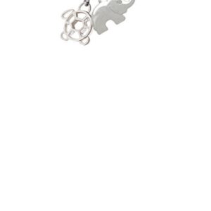 Delight Jewelry Cutout Sea Turtle Elephant Necklace, 18"+2"