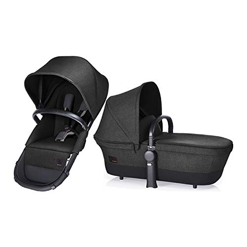 Cybex Priam 2-in-1 Light Seat with Bassinet - Black Beauty