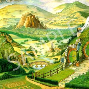 Best Print Store - Lord of The Rings, Hobbit, The Shire Poster (24x36 inches)