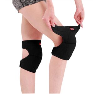 Breathable Elastic Knee Pads Brace Support Antiskid Knee Cap Sleeve Warm Thickening Sponge Knee Guard Kneelet For Sports ,Soccer,Running,Jogging,Yoga ,Dance Pack Of 1 Pair