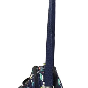 101 BEACH 9 Inch Fun Print Crossbody Day Pack (Ocean Party)