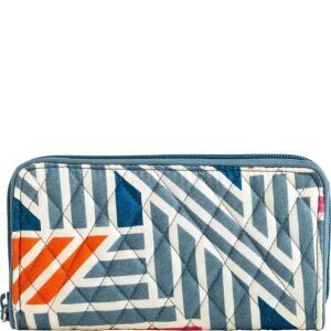 vera bradley women's rfid georgia wallet geo medallions wallets