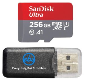 256gb sandisk ultra uhs-i class 10 90mb/s microsdxc memory card works with samsung galaxy s8, s8 plus, s8 note, s7, s7 edge, cell phones with everything but stromboli memory card reader