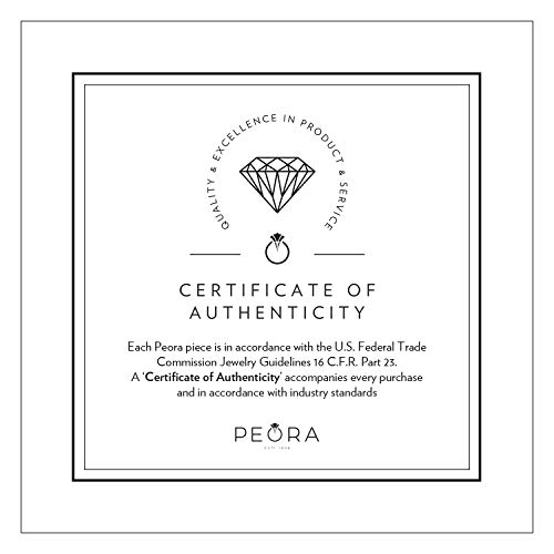 PEORA Created Alexandrite with Genuine Diamond Pendant for Women 14K Yellow Gold, 2.55 Carats total, Color-Changing Pear Shape