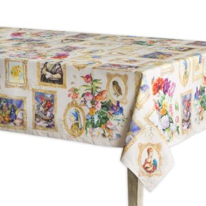 maison d' hermine tablecloth 100% cotton 60"x60" decorative square tablecloths washable table cover, home, wedding, restaurant, buffet party & camping, masterpiece -spring/summer