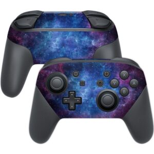 mightyskins skin compatible with nintendo switch pro controller - nebula | protective, durable, and unique vinyl decal wrap cover | easy to apply, remove, and change styles | made in the usa