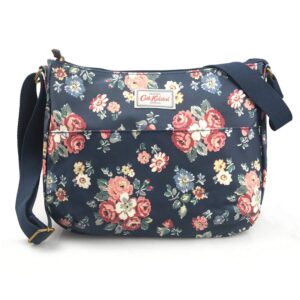 cath kidston matt oilcloth the all day bag crossbody handbag forest bunch colour navy