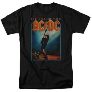 acdc let there be rock album t shirt & stickers (xxx-large) black