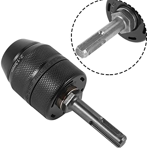 Heavy Duty Professional 2-13mm 1/2-inch SDS-Plus Keyless Adapter with Drill Chuck