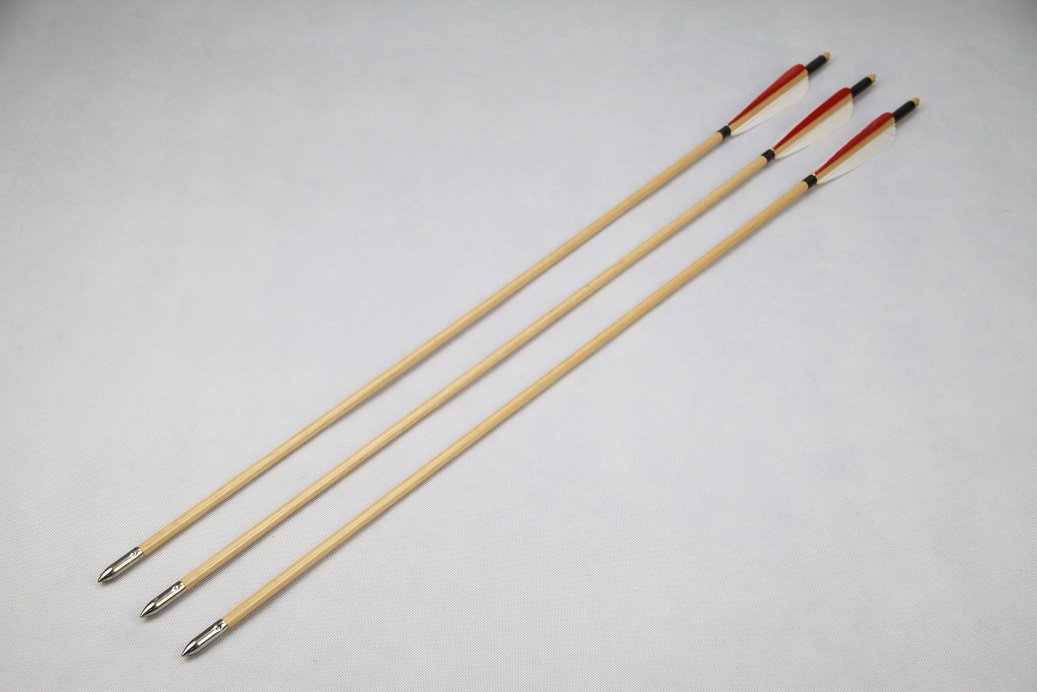 Tiger Shaft 25 X33.5 wood flight arrow shafts/choice vaired spine group (35-40LBS)