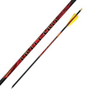 black eagle outlaw feather fletched arrows - .005" 6 pack - 400