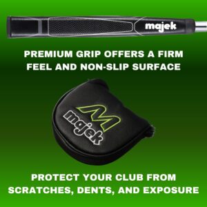 Majek K5 P-204 Golf Putter Right Handed Mallet Bullet Style with Alignment Line Up Hand Tool 36 Inches XL Tall Lady Perfect for Lining up Your Putts