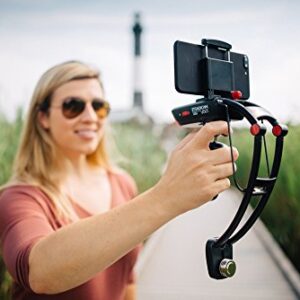 Steadicam Volt Electronic Handheld Gimbal Stabilizer for All IPhone XS, XS Max & XR, All Samsung S9/S9+ & GoPro Hero, Black, compact