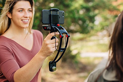 Steadicam Volt Electronic Handheld Gimbal Stabilizer for All IPhone XS, XS Max & XR, All Samsung S9/S9+ & GoPro Hero, Black, compact