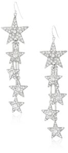 ben-amun jewelry rock star swarovski crystal drop fish hook drop earrings