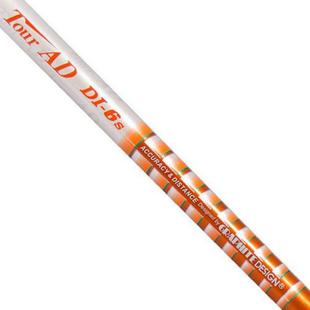 Graphite Design Tour AD DI-6 Driver Shaft - Choose Adapter - Includes Grip & TSF Ball Marker - Orange (Adapter- Ping G25, Stiff - 65gr)