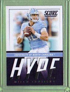 2017 score hype #3 mitchell trubisky - rookie year - north carolina tar heels