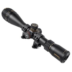 nt series 4-16x50 / 6-24x50 ao hunting rifle scope, red/green/blue llluminate glass etched reticle, fully multi-coated lens, adjustable objective sfp riflescopes (4-16x50)