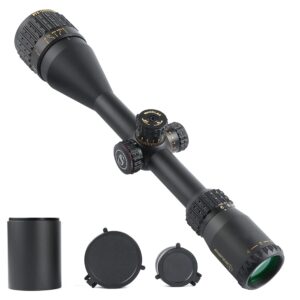 nt series 4-16x50 / 6-24x50 ao hunting rifle scope, red/green/blue llluminate glass etched reticle, fully multi-coated lens, adjustable objective sfp riflescopes (6-24x50)