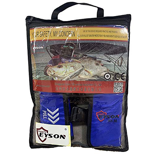 Eyson Inflatable Life Jacket Inflatable Life Vest for Adult Classic Manual (7091 Red)