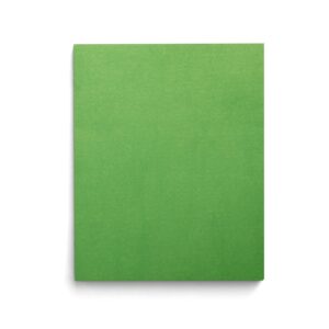 staples 578510 school grade 2 pocket folder with fasteners green 25/box