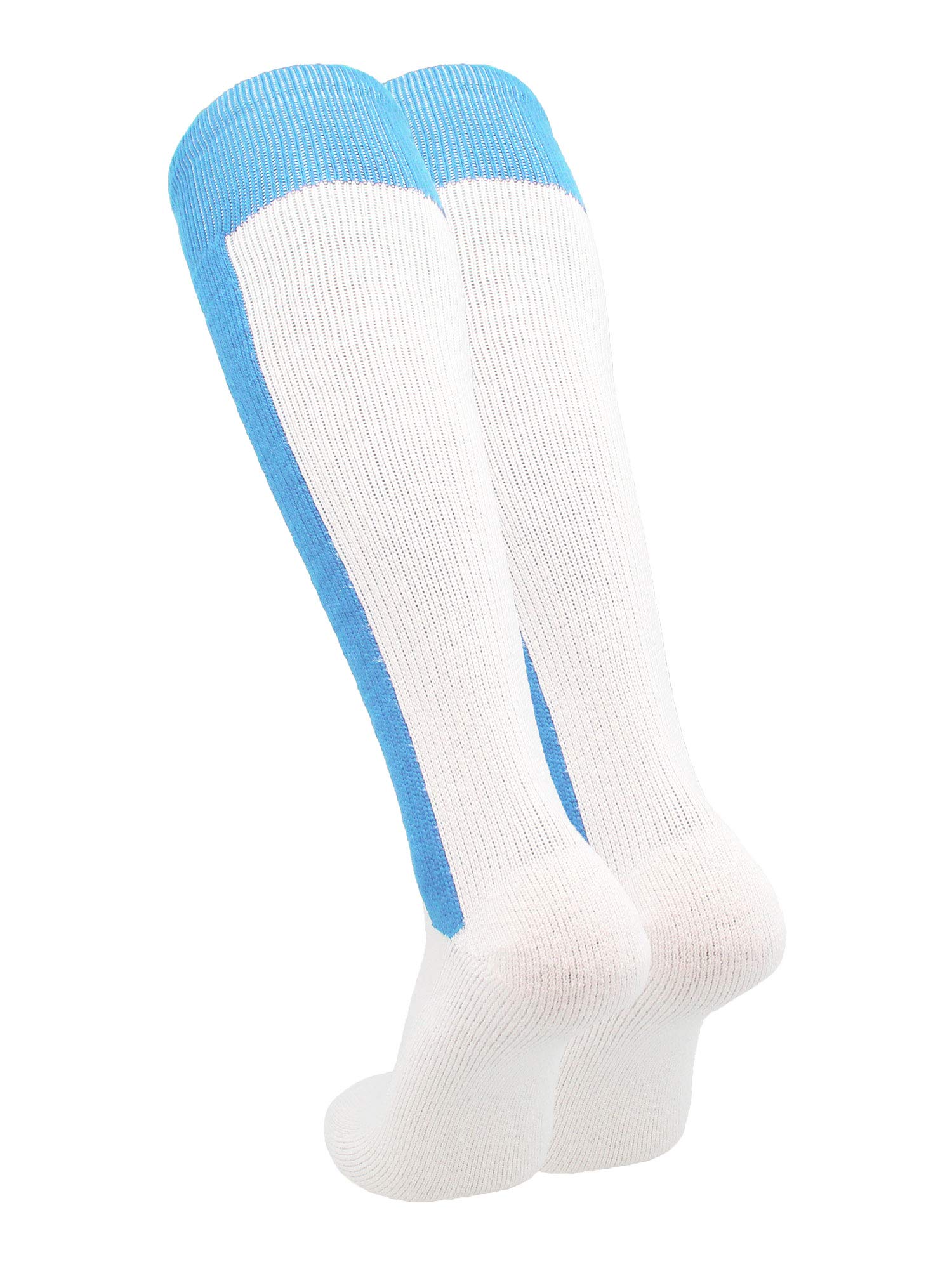 TCK 2-n-1 Premium Baseball Stirrup Socks (Columbia Blue, Large)