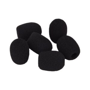 Sunmns 6 Pack Mini Small Size Foam Cover Windscreen for Lapel Headset Microphone