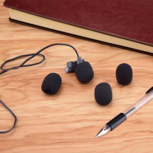 Sunmns 6 Pack Mini Small Size Foam Cover Windscreen for Lapel Headset Microphone