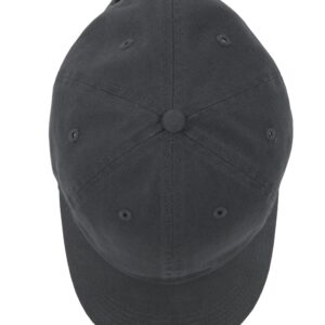 Gelante Baseball Caps Hats 100% Cotton Plain Blank Adjustable Size Wholesale Bulk of 12 Pack.1815-Charcoal-12PC