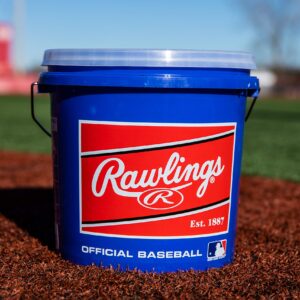 Rawlings | GAME USE Baseballs | Youth/12U | Game/Practice Use | Bucket , 28 oz, white, 24 Count(Pack of 1)