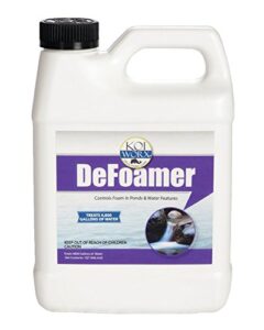 koiworx defoamer - 32oz- removes foam from decorative and ornamental ponds, safe for koi