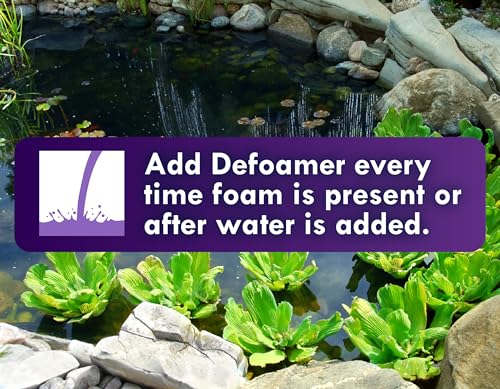 KoiWorx Defoamer - 32oz- Removes Foam from Decorative and Ornamental Ponds, Safe for Koi