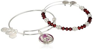 alex and ani art infusion set, fortune's favor bangle bracelet