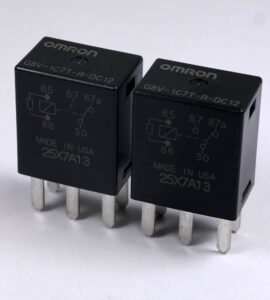 omron electronic components - g8v-rh-1c7t-r-dc12 (2 pieces)- micro automotive relay, spdt, 12vdc, 20a