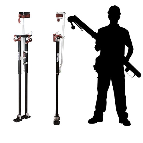 Renegade Pro Drywall Stilts - Extra Tall 48"-64" Inch Adjustable Height