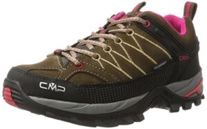 cmp women's low rise hiking boots, brown wood magenta, 8.5