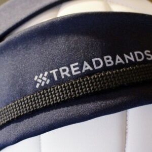 TREAD BANDS TreadBands All Terrain Tieback Non Slip Headband - Solid Colors (Black)